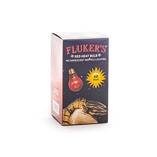 Fluker's Red Heat Bulbs for Reptiles, Black, 1 Count (Pack of 1)