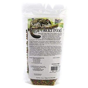 pretty bird international sugar glider food for birds, 12-ounce