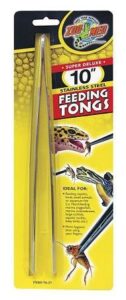 zoo med super deluxe stainless steel feeding tongs