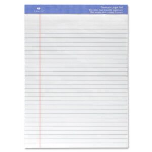 sparco premium-grade letter size legal pad