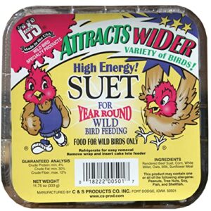 c&s high energy suet treat 11.75 ounces, 12 pack