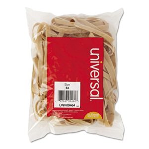 universal rubber bands, size 64, 0.04" gauge, beige, 4 oz box, 80/pack