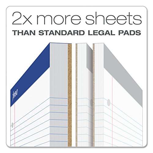 Ampad Double Sheet Pad, White, Letter Size, College Rule, 100 Sheets, 1 Each (20-323)