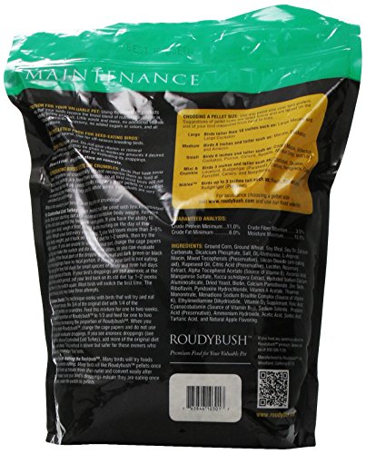 RoudyBush Daily Maintenance Bird Food, Small, 10-Pound