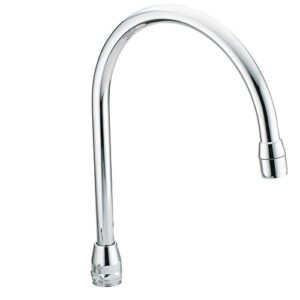 moen 104433 commercial gooseneck spout 8-3/8-inch, chrome