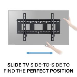 Sanus Premium Universal 3-Stud Heavy Duty Tilting Wall Mount For Large TVs - Fits 50"-120" Flat Screens - Low Profile - Easy Install - UL Tested For Safety -VMPL3-B1