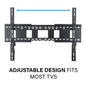 Sanus Premium Universal 3-Stud Heavy Duty Tilting Wall Mount For Large TVs - Fits 50"-120" Flat Screens - Low Profile - Easy Install - UL Tested For Safety -VMPL3-B1