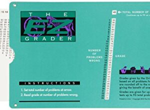 Grading Calculator - E-Z Grader Teacher's Aid Scoring Chart (Original) - 8-1/2" x 4-3/4"