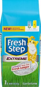 fresh step scented non-clumping clay cat litter, 7 pounds