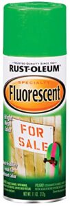 rust-oleum 1932830 specialty fluorescent spray paint, 11 ounce, green