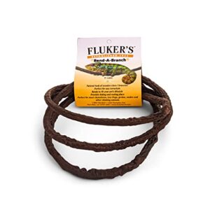 fluker's 51019 small animal bend-a-branch pet habitat decor, medium,brown