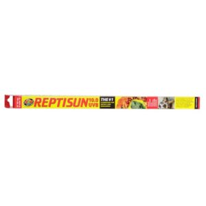 zoo med reptisun t8 10.0 uvb lamp, 18" length, 18 watts