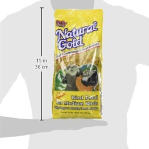 Pretty Bird Natural Gold Medium Bird Food, 2.6 Lb.