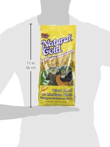 Pretty Bird Natural Gold Medium Bird Food, 2.6 Lb.