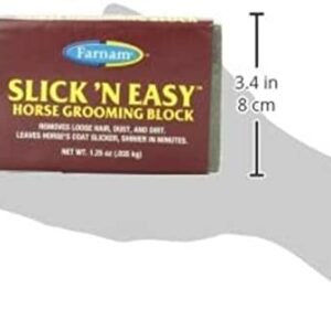 Farnam Slick 'N Easy Horse Grooming Block