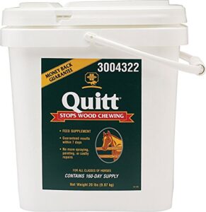 farnam quitt wood chewing supplement for horses, 20-pound