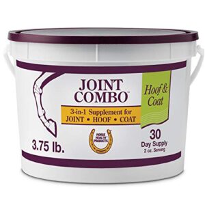 horse health joint combo hoof & coat, convenient 3-in-1 horse joint supplement provides complete joint, hoof and coat care, 3.75 lbs., 30 day supply