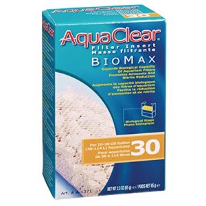 aquaclear a1371 30-gallon biomax, white