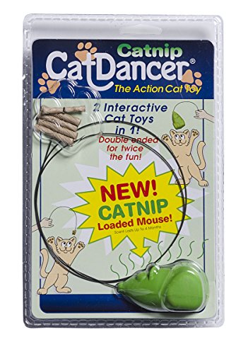 Cat Dancer Products Catnip Interactive Cat Toy for Exercise, 2 Toys in 1, Double Ended for Twice The Fun