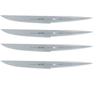 chroma type 301 designed by f.a. porsche 5-inch 4-piece steak knife set, one size, silver