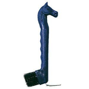 other horse head hoof pick blue