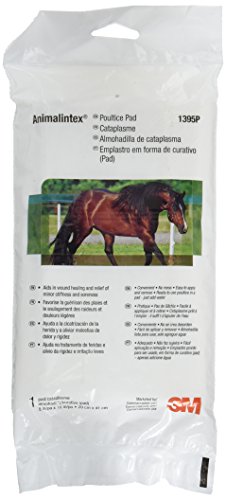 3M 1395P Animalintex Horse Hoof Poultice Pad, 8 x 16-in. - Quantity 1