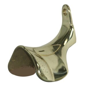 intrepid international english saddle brass bridle hook