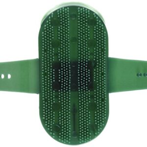 Partrade 244078 111484 Plastic Curry Comb with Strap, Green, 7"