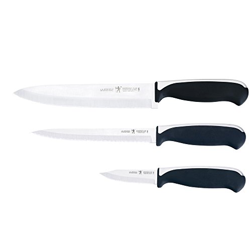 HENCKELS Everedge Plus Starter Knife Set, 3-piece, Black/Stainless Steel