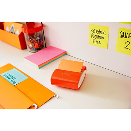 Post-it Pop-up Notes, 3x3 in, 12 Pads, America's #1 Favorite Sticky Notes, Poptimistic, Bright Colors (Pink, Orange, Blue), Clean Removal, Recyclable (R330-18CTCP)