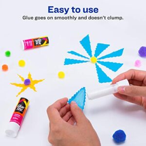 Avery Glue Stick White, Washable, Nontoxic, 0.26 oz. Permanent Glue Stic, 3pk (00164)