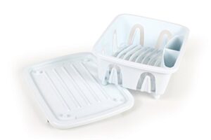 camco 43511 mini dish drainer, white, ea