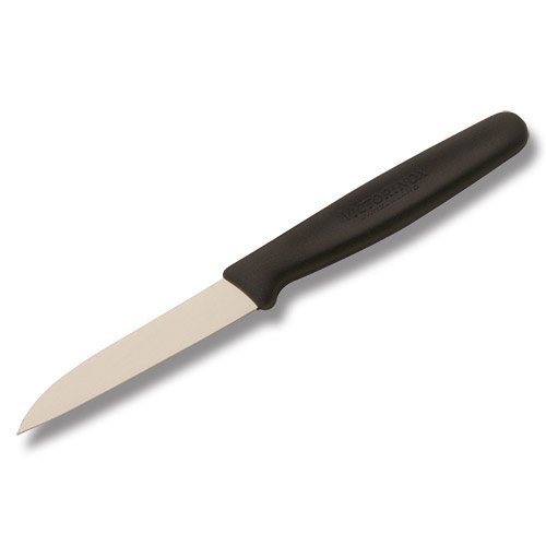 Victorinox Paring, 3.25" Sheep's Foot, Small Black Polypropylene Handle