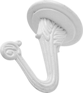 ook alloy steel 534516 50340 swag hooks, white