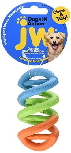 JW Pet Company Dogs iN Action Dog Toy, Small (Colors Vary), multicolor (43144)