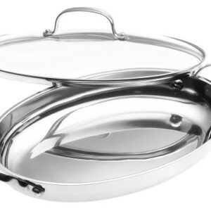 Cuisinart 7BSO-34 Stainless 13-1/2-Inch Oval Buffet Servers