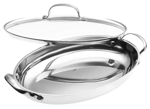 Cuisinart 7BSO-34 Stainless 13-1/2-Inch Oval Buffet Servers