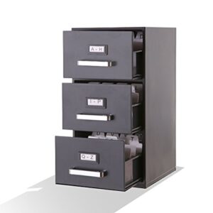 Mini File Cabinet Business Card Holder 3-Drawer