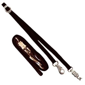 intrepid international stable supplies nylon cross tie for horses, black