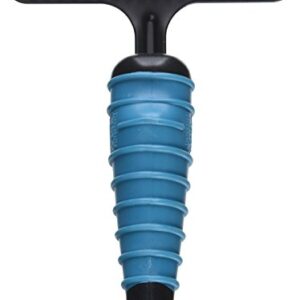 Master Grooming Tools Ergonomic Double-Row Undercoat Rakes — Efficient Tools for Grooming Dogs, 39 Pins, Blue