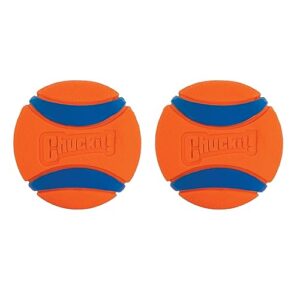 chuckit ultra ball dog toy, medium (2.5 inch diameter) pack of 2, for breeds 20-60 lbs