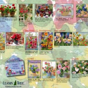 The Art of Judy Buswell - Leanin' Tree Greeting Cards (AST90608) - 20 cards with full-color interiors and 22 designed envelopes