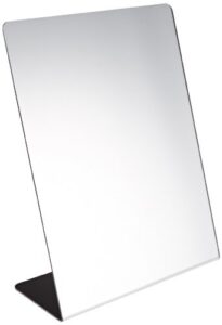 sax free-standing and single-sided self-portrait mirror - 8 1/2 x 11 inches