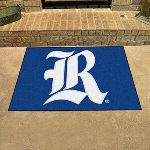 fanmats home decorative sports team logo bathroom mat rice university all-star rugs 34"x45"