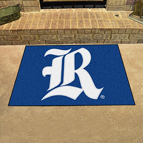 FANMATS Home Decorative Sports Team Logo Bathroom Mat Rice University All-Star Rugs 34"x45"