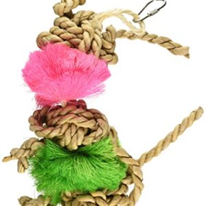 Prevue Pet Products Tropical Teasers Triple Play Bird Toy, Multicolor (Model: 62461)