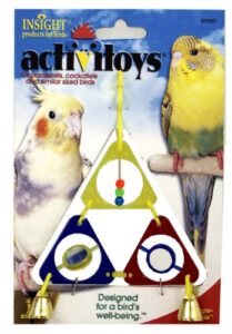 jw pet company activitoys triangle dangle bird toy