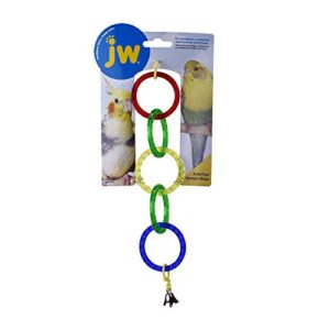 JW Pet Company Activitoy Olympia Rings Small Bird Toy, Colors Vary