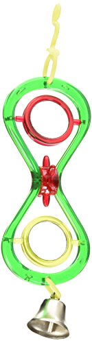 JW Pet Company Activitoys Hour Glass Mirror Bird Toy