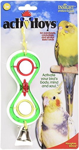 JW Pet Company Activitoys Hour Glass Mirror Bird Toy